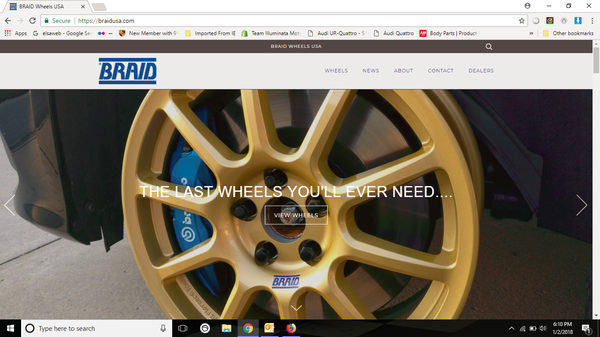 New Website Goes Live! – BRAID Wheels USA